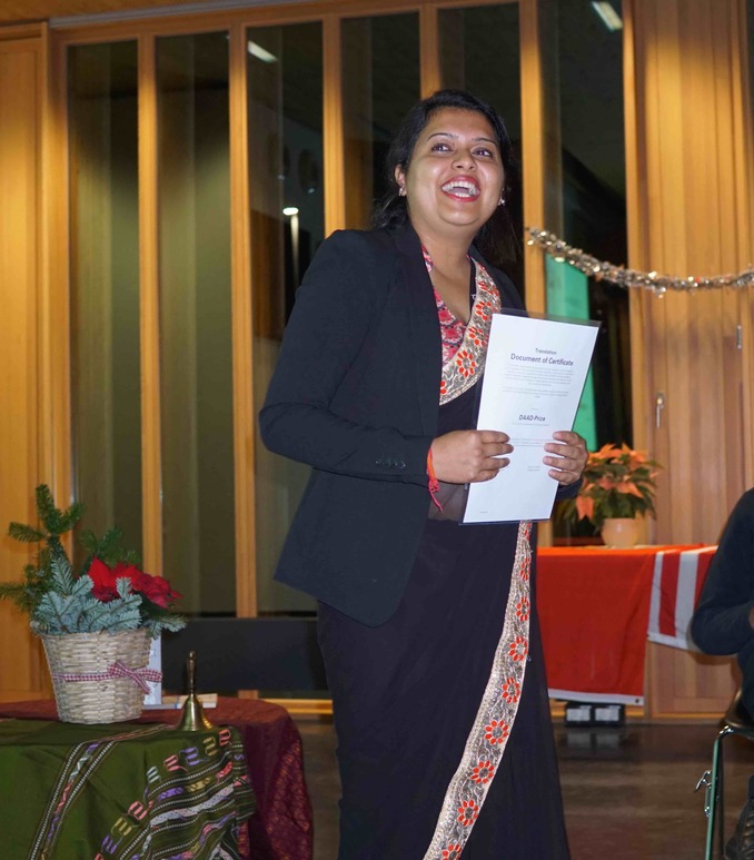 Hochschule Aalen - News DAAD-Preis an Frau Asu Rayamajhi aus Nepal